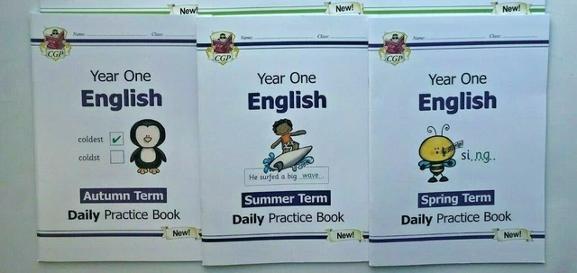 YEAR 1 ENGLISH Workbooks Pack Spring Summer & Autumn Term Age 5-6 years ...