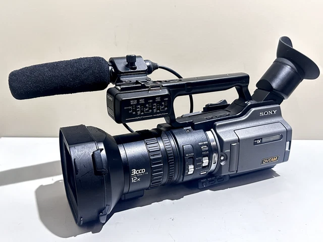 SONY DSR-PD170P CAMCORDER 3Ccd Professional Dvcam Mini Dv Digital Tape ...