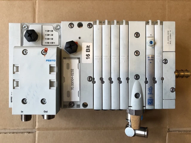 FESTO CPX-GE-EV-S VALVE Terminal CPX-FB6 CPX-AB-2-M12 FESTO MPAL-VI Festo 533342 £170.00 ...