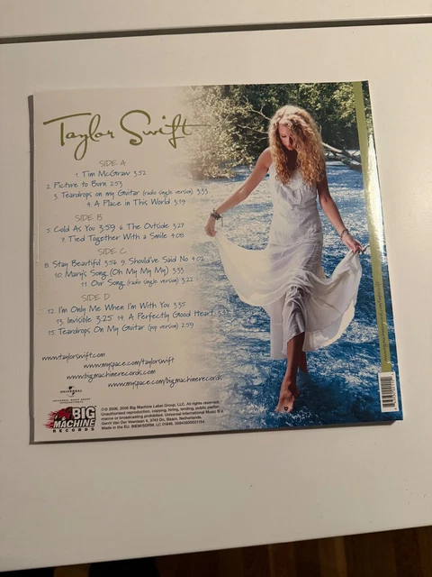 TAYLOR SWIFT - Debut Self-Titled S/T - 2LP Vinyl - NEW & SEALED $215.79 ...