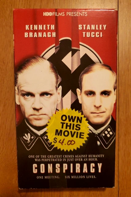 CONSPIRACY VHS HBO Films Nazi Kenneth Branagh, Stanley Tucci EVIL ...