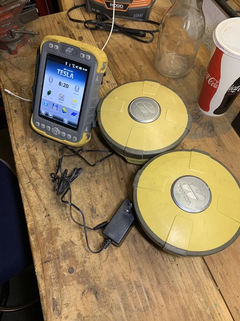 TOPCON TESLA SURVEYING Data Collector Pole Base Rover FH915+ Pocket 3D ...