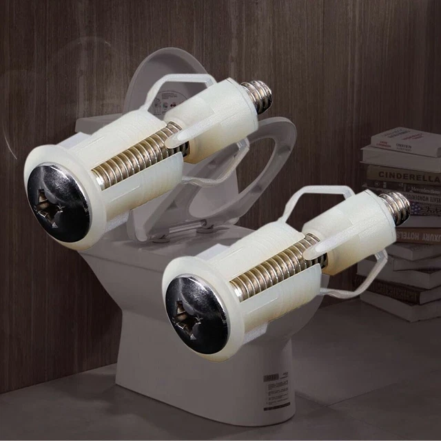 LOT DE 2 boulons de couvercle de toilette d'extension en acier ...