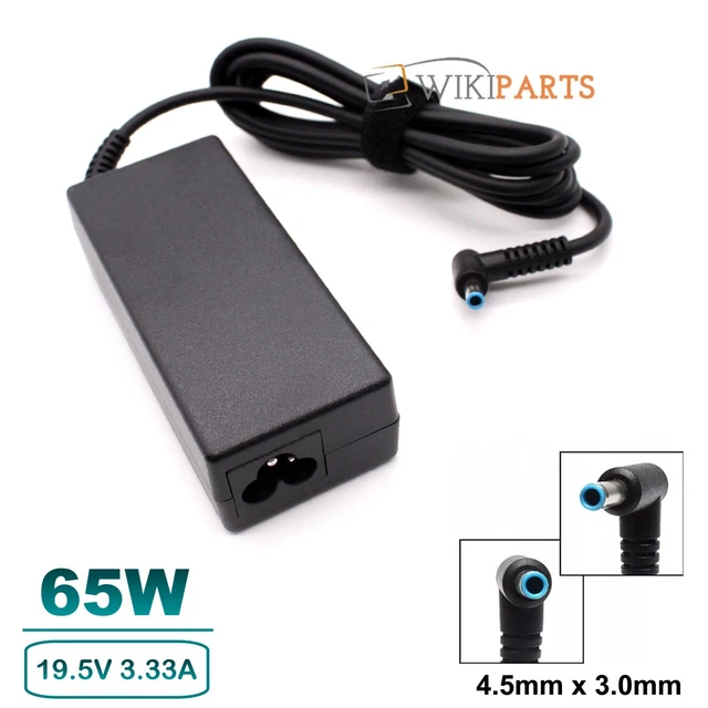65W BLUE PIN Laptop Charger for HP 15-FC0031NN Adapter 4.5mmx3.0mm ...
