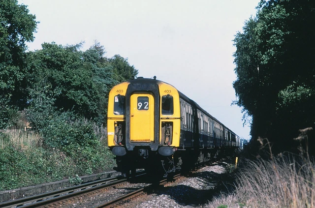 5538 RAILWAY COLOUR Slide 4 Tc 403 At Worting 1986 £2.99 - PicClick UK