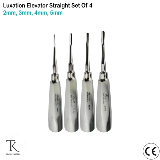 ASCENSEURS DE LUXATION Dentaire Ascenseurs De Racines Droits ...