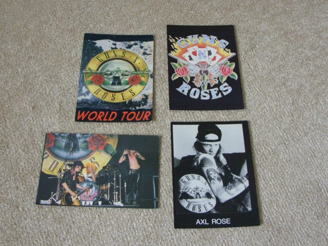 VINTAGE 1990'S GUNS N' Roses Axl Rose 6 x 4 inch postcards x 4 £4.00 ...
