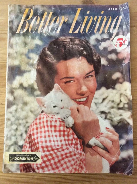 BETTER LIVING MAGAZINE, April 1952, Canadian Edition, on sale at ...
