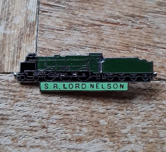 VINTAGE S.R. LORD Nelson Southern Region Railway Train Locomotive Pin ...