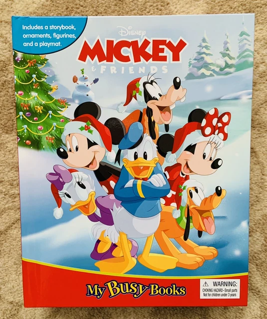 DISNEY MICKEY MY Busy Book Story 10 Figurines, A Storybook and A ...
