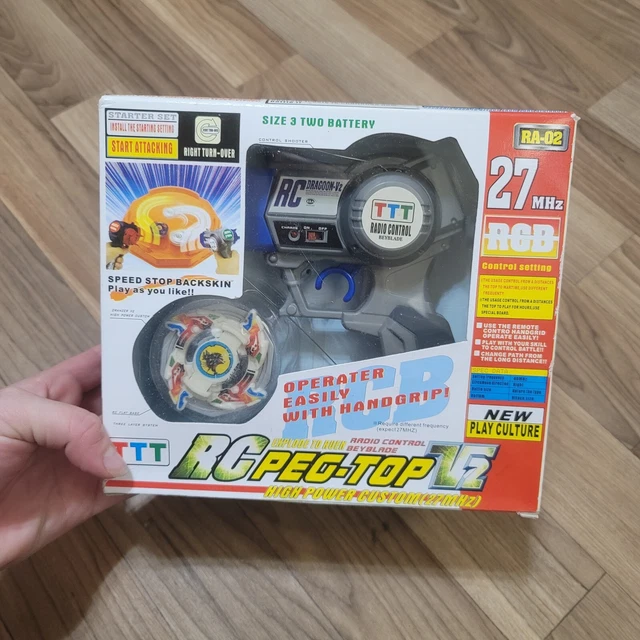 RA-01 RC DRAGOON V2 RCB Radio Control Beyblade 27MHz Takara Unopened ...