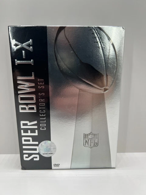 NFL FILMS SUPER Bowl I-X Champions Collector's DVD Set 5 Brand New ...