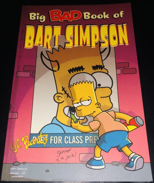 BIG BAD BOOK of Bart Simpson (Simpsons Comic Compilations) - Paperback ...