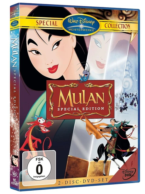 WALT DISNEY MULAN Special Edition 2 DVD Box Set Special Collection + Extras Neu EUR 2,99 ...