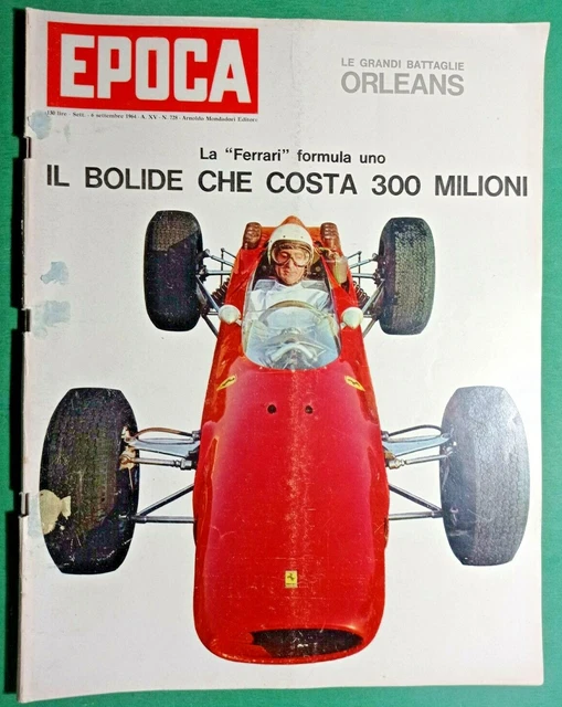 EPOCA MAGAZINE OF 1964, The Fireball That Costa 300 Million -RIF-9008 £ ...