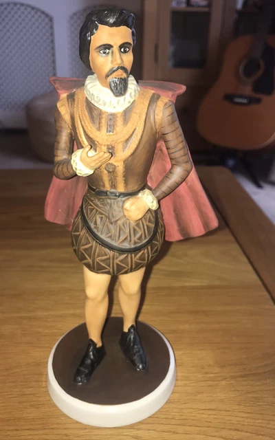 COALPORT SIR WALTER RALEIGH Figurine B.A.T. 75th Anniversary Figure ...