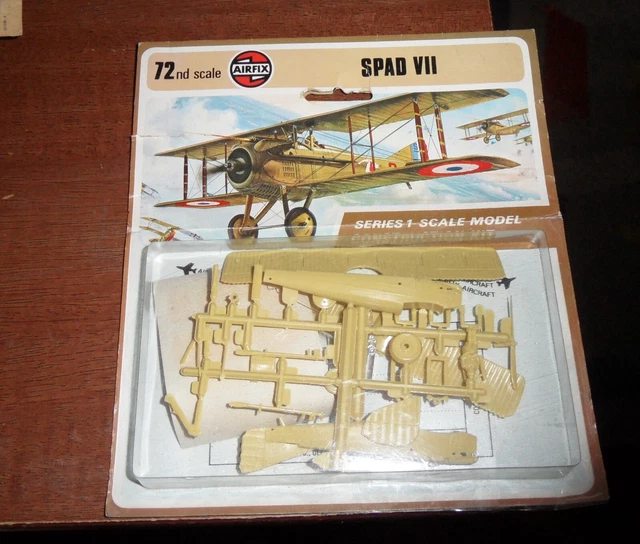 VINTAGE AIRFIX 1/72 Model Kit SPAD VII Sealed Type 4 Blister Pack £16. ...