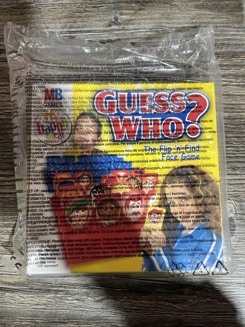 2008 MCDONALDS MB Games - Guess Who? - Travel Mini Game Kids UK Happy ...