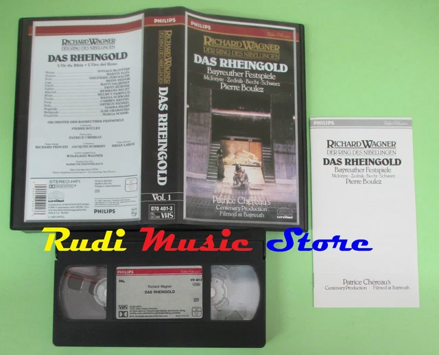 VHS RICHARD WAGNER DAS RHEINGOLD Bayreuther Festspiele Boulez (CL1) no ...