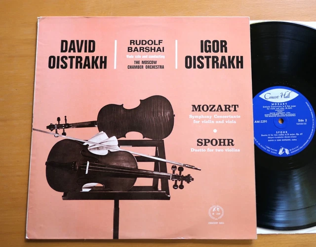 AM 2291 DAVID & Igor Oistrakh Mozart Spohr Violin Duets Barshai NEAR ...