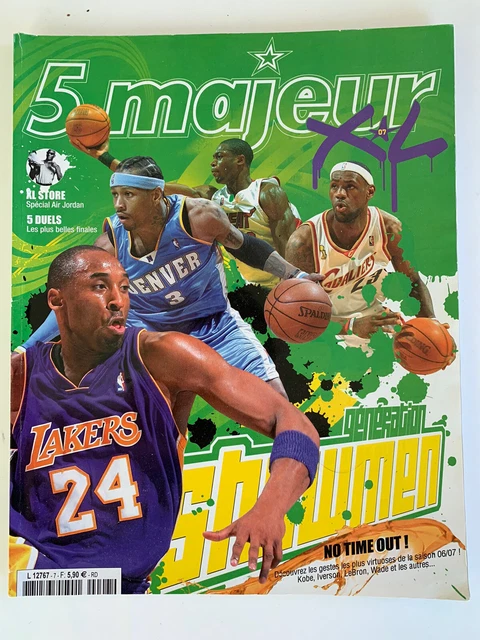 MAGAZINE HORS-SÉRIE 5 MAJEUR XL numéro 7 Kobe Bryant Lebron James ...