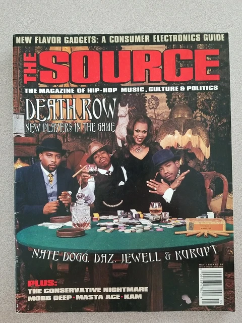 RARE THE SOURCE Magazine DAZ KURUPT NATE DOGG DEATH ROW DOGG POUND may ...