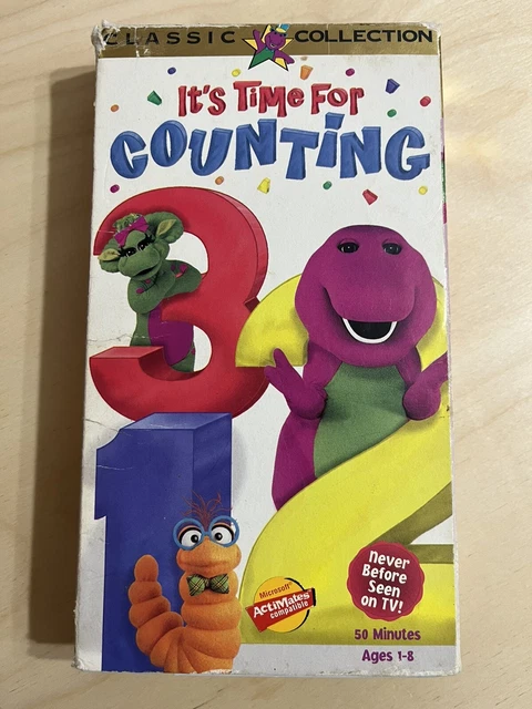 BARNEY VHS ITS Time For Counting EUR 8,88 - PicClick FR