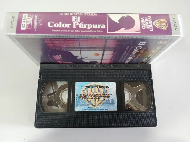 EL COLOR PURPURA Steven Spielberg Danny Glover - Vhs Cinta Tape Español ...
