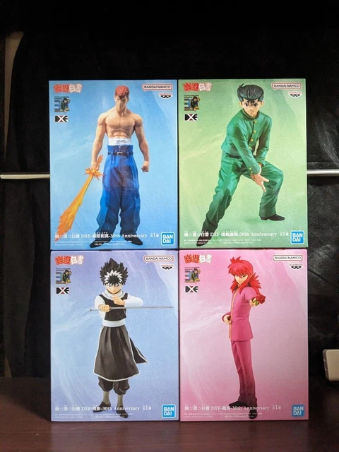 FIGURINE YU YU Yu Hakusho Yusuke Urameshi Hiei Kuwabara Kurama DXF 30th Anniv. lot EUR 89,87 ...