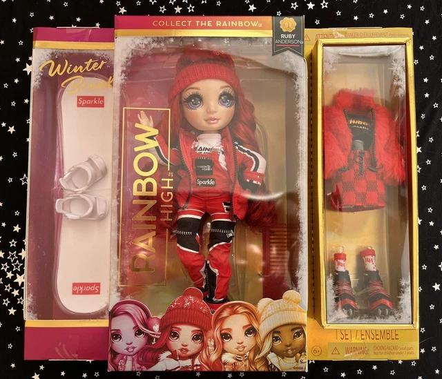 RAINBOW HIGH WINTER Break Ruby Anderson Doll £50.00 - PicClick UK