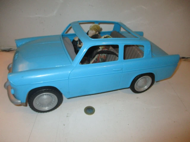 HARRY POTTER WEASLEY Flying Ford Anglia Car Vintage Rare 2001 Mattel ...
