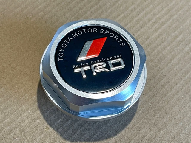 SILVER TRD OIL Filler Cap Toyota Celica Supra GT86 MR2 Yaris GR Gazoo Lexus JDM £17.95 - PicClick UK