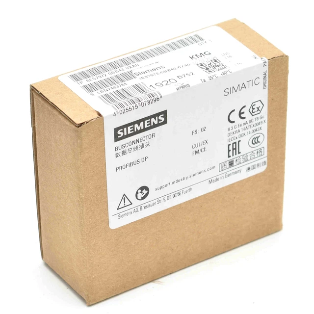 SIEMENS SIMATIC PROFIBUS dp Busconnector 6ES7 972-0BB42-0XA0 -new- EUR ...