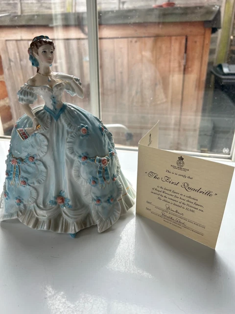 ROYAL WORCESTER &THE First Quadrille" with authenticity certificate. £ ...
