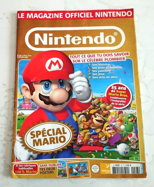 NINTENDO LE MAGAZINE officiel N° 97 Spécial Mario + POSTER TBE 2010 EUR ...