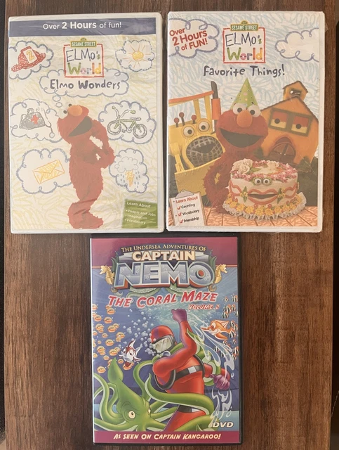 ELMO'S WORLD & Sesame Street Songs DVD Lot - 14 Separate discs Elmo ...