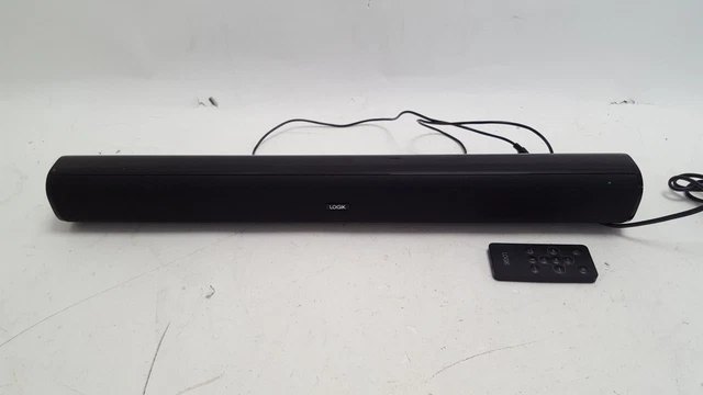 LOGIK L32SBT17 2.0 Bluetooth Soundbar with Remote - Black, Tested £16. ...