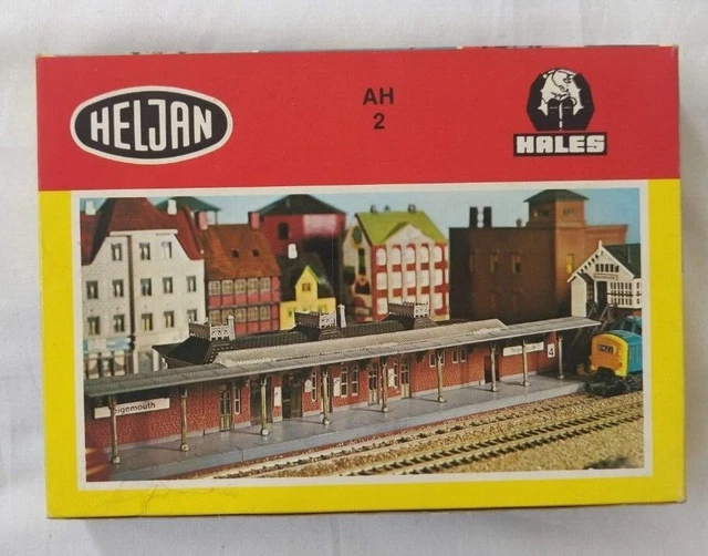 HELJAN 00/H0 SCALE AH2 Hales Train Station House & Platform Kit. Made Denmark £14.99 - PicClick UK