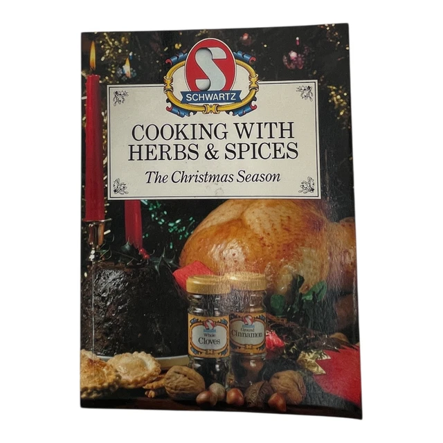 VINTAGE SCHWARTZ COOKING with Herbs & Spices Christmas Recipe Book £11. ...