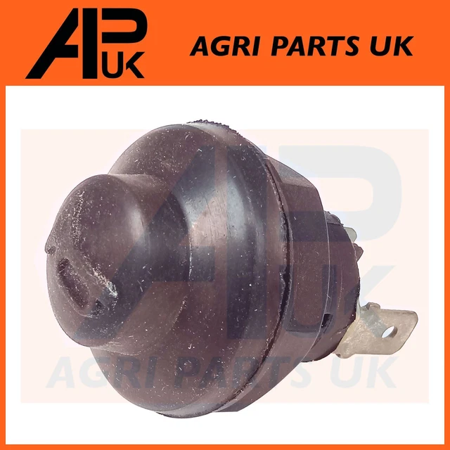NUFFIELD DAVID BROWN Tractor HORN Push Button Switch Waterproof Black ...