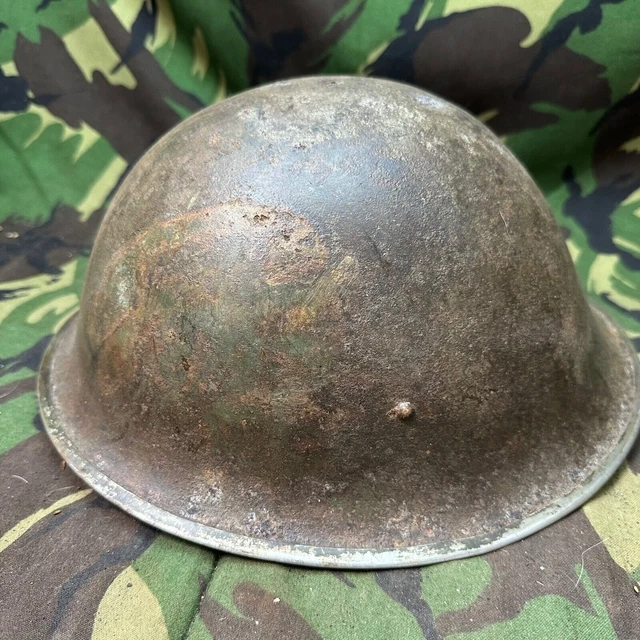 ORIGINAL WW2 BRITISH / Canadian Army Mk3 Turtle Helmet £31.00 - PicClick UK