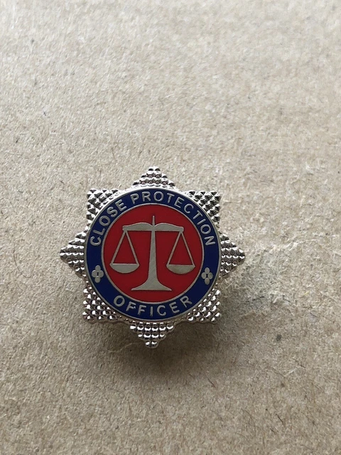 CLOSE PROTECTION OFFICER Tie Pin / Lapel Badge-20mm £4.99 - PicClick UK