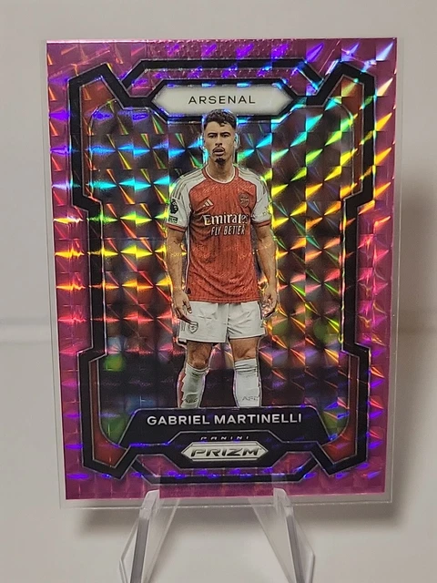 GABRIEL MARTINELLI 2023-24 Panini Prizm EPL MOSAÏQUE ROSE PRIZM #25 ...