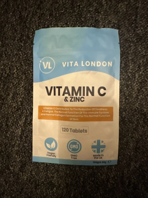 VITAMIN C + Zinc 1200mcg - Tablets (Not Capsules, Powder) Immune ...