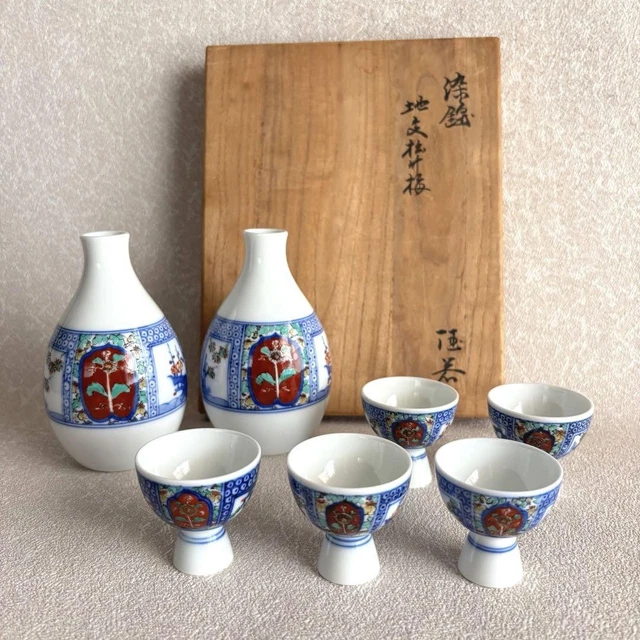 KAKIEMON SAKAIDA THIRTEENTH Generation Nishiki Inkasi Ceramic Set Used ...