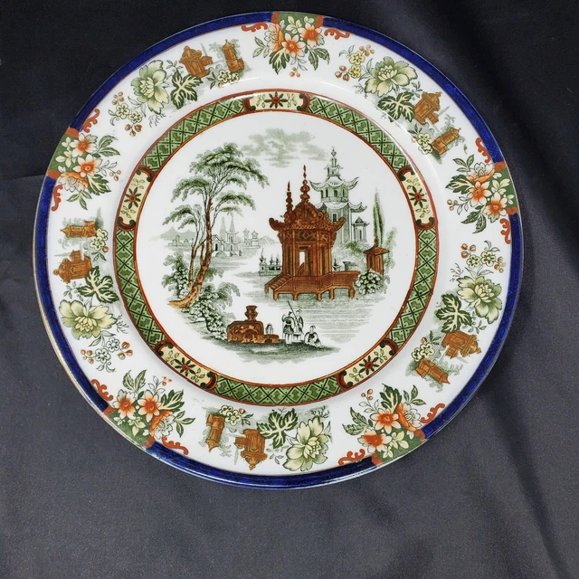 RARE ANTIQUE ROYAL Doulton Burslem England Madras Plate D 1148 Stamped ...