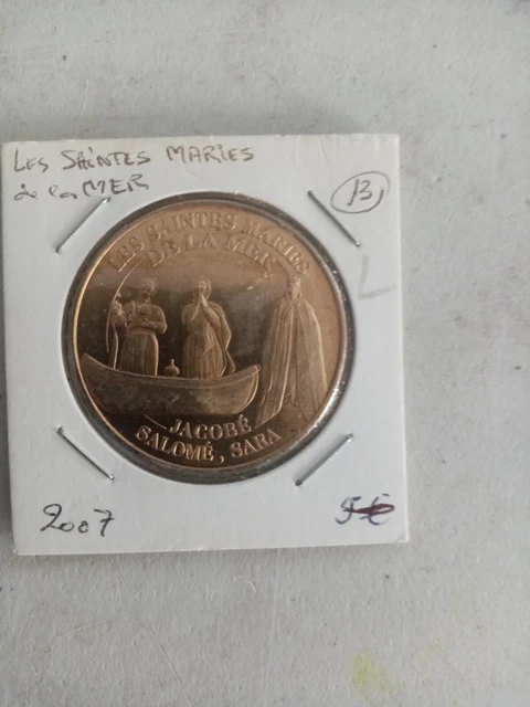 MÉDAILLE TOURISTIQUE MDP 13 stes maries jacobé 2007 EUR 4,50 - PicClick FR