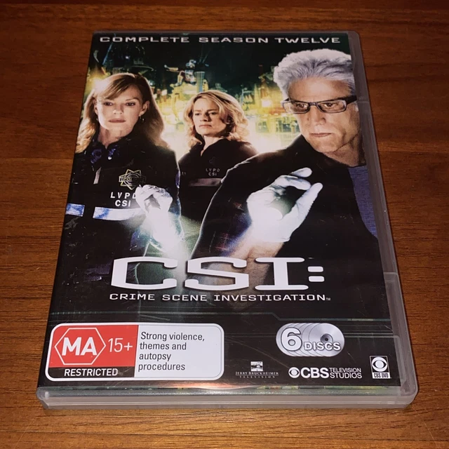 CSI CRIME SCENE Investigation Series 12 DVD Complete VGC R4 PAL Free ...