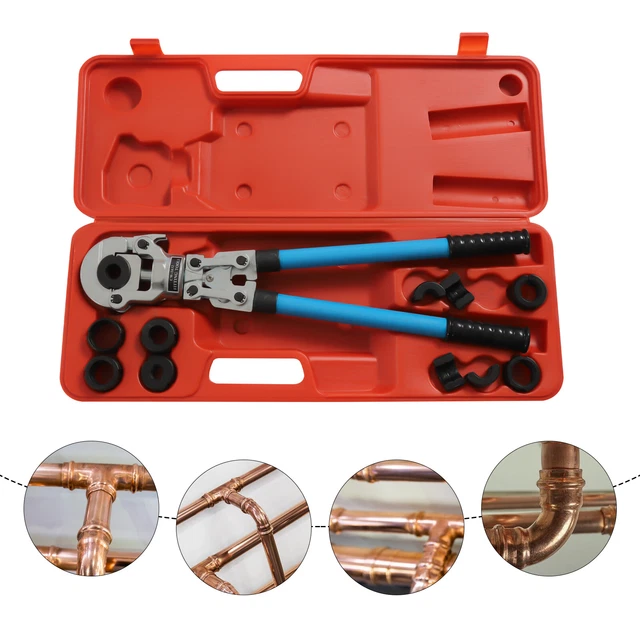 PIPE CRIMPER PLUMBING Copper Fittings Crimping Tool TH16-32mm V12-28mm ...