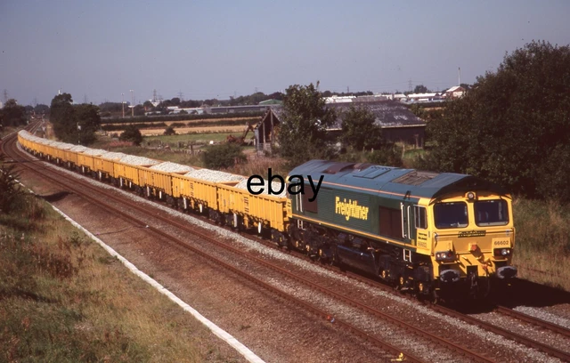 35MM RAILWAY SLIDE - Freightliner Class 66. 66602 @ Sandicroft £2.99 ...